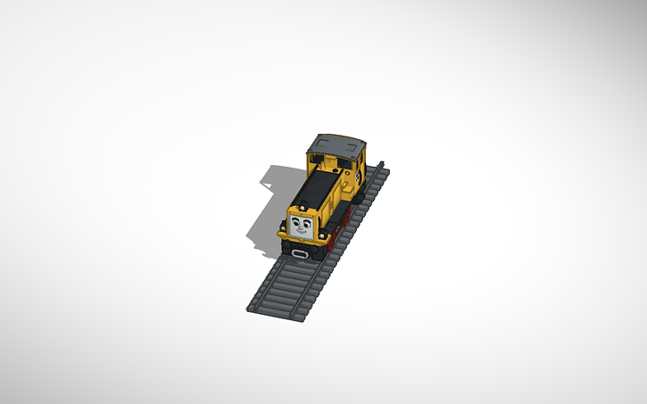 3D design Ernest the Diesel - Tinkercad