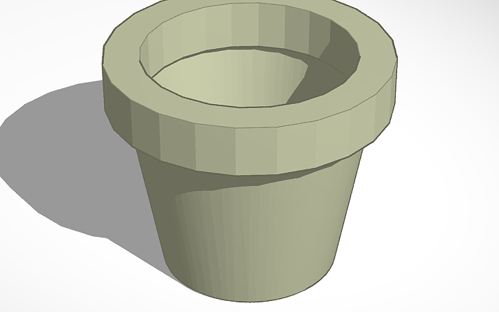 3D design Pot V2 - Tinkercad