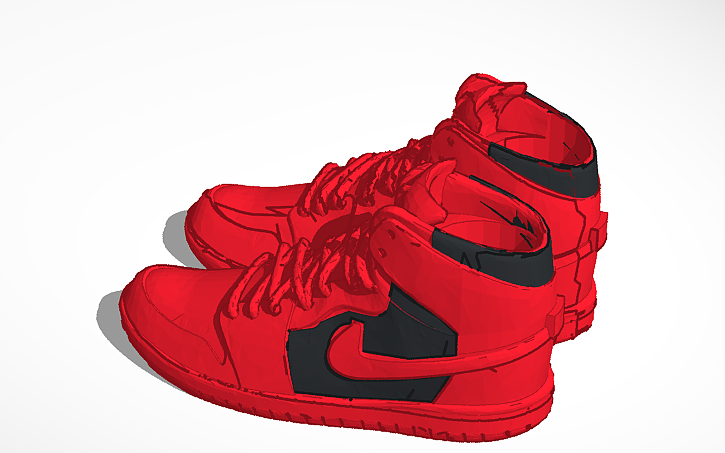 3D design Jordans Air - Tinkercad