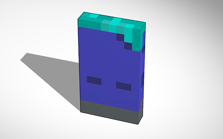 3D design Minecraft Steve - Tinkercad