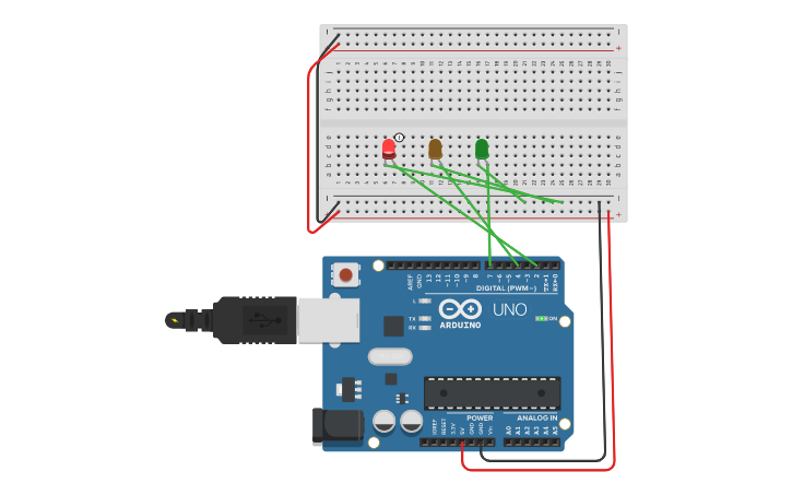 Circuit design Copy of Arduino simulator AND - Tinkercad
