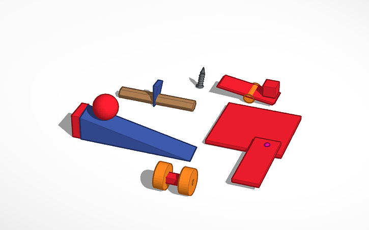 3D design 6 simple machines - Tinkercad