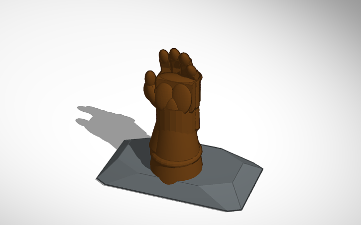 3D design Infinity Gauntlet PS4 Controller Holder | Tinkercad