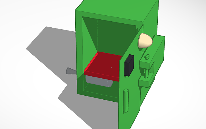 3D design Gas Powered Trash Bin - Tinkercad