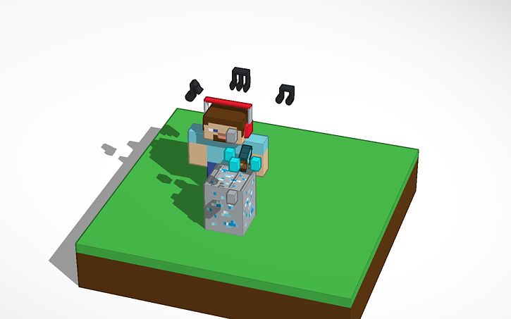 3D design funny Minecraft | Tinkercad
