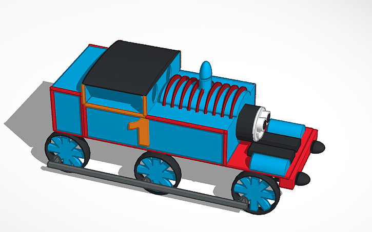3D design Tinkercad Thomas the Tank Engine - Tinkercad