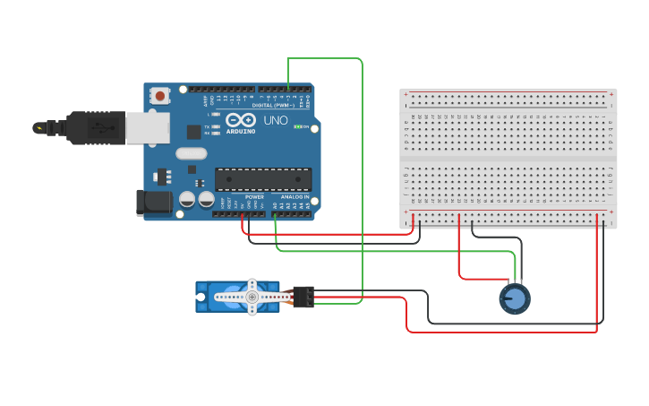 Circuit design #projeto4- PWM em Arduino | Tinkercad