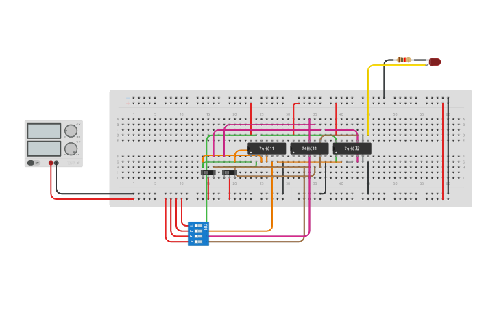 Circuit design Multiplexer | Tinkercad