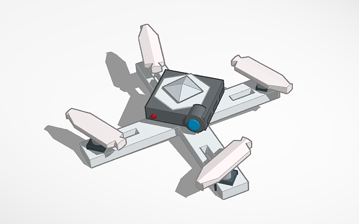 3D design dron - Tinkercad