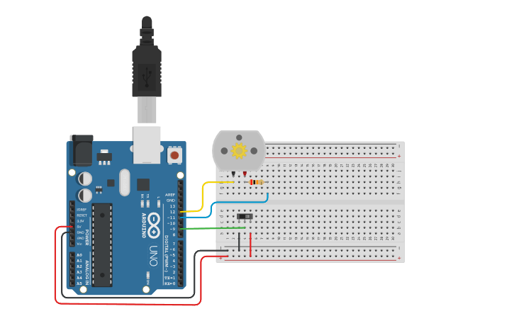 Circuit Design Motor Dc Arduino Tinkercad 6190