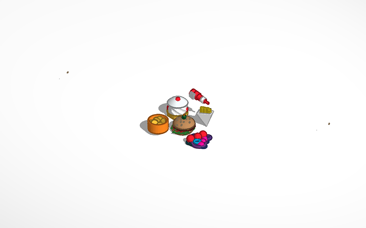 3D design food - Tinkercad