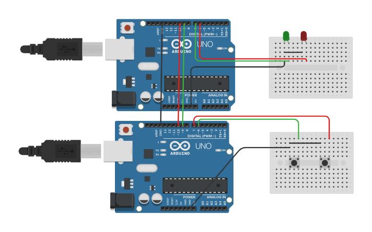 Circuit Design Conversa Entre Arduinos Tinkercad