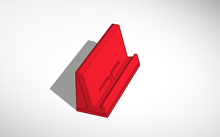 3D design nintendo switch set angle stand - Tinkercad