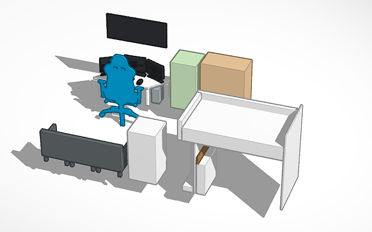 3D design My gaming room | Tinkercad