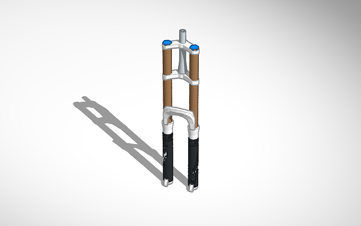 3D design Fox 40 Downhill fork - Tinkercad