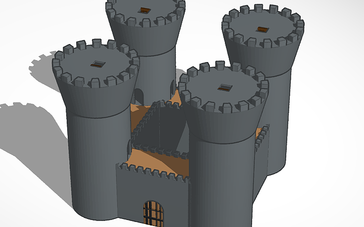 3D design castle - Tinkercad