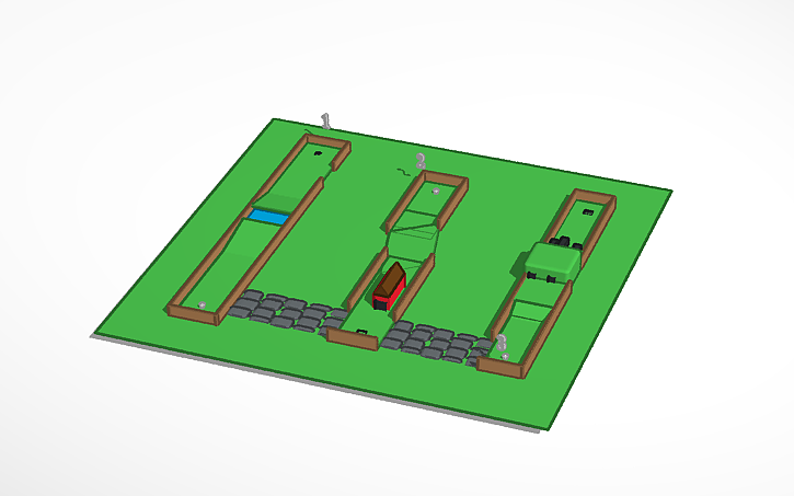 3D design Golf Course - Tinkercad