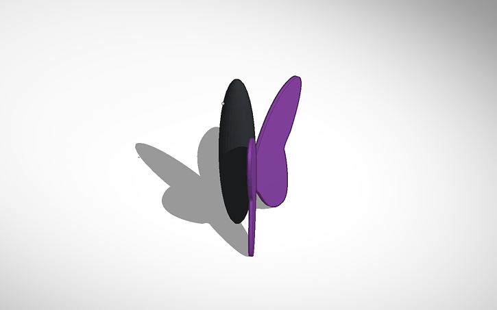 3D design Butterfly | Tinkercad