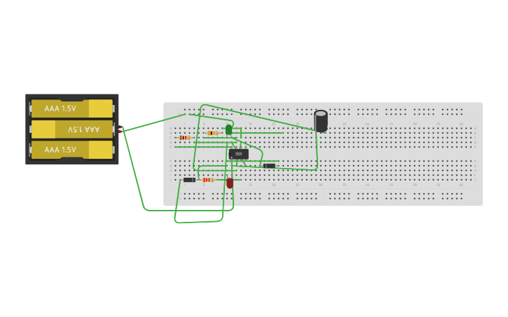 Circuit Design 2 Led Blinker Using 555 Timer Tinkercad