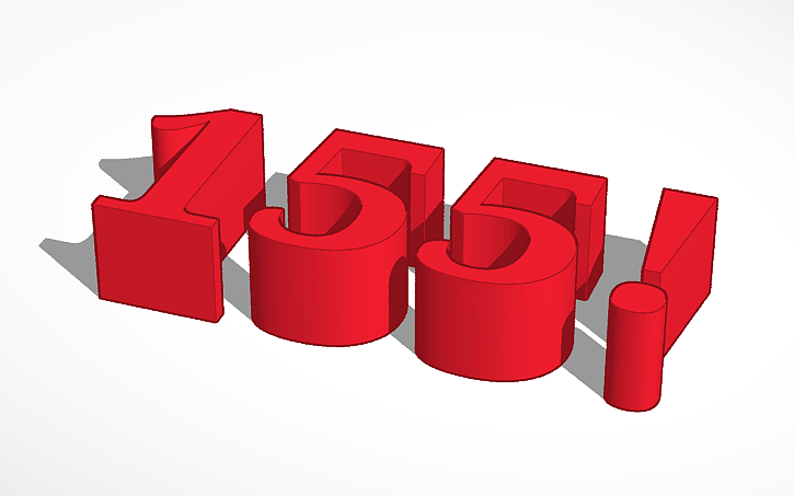 3D design New notification score! | Tinkercad