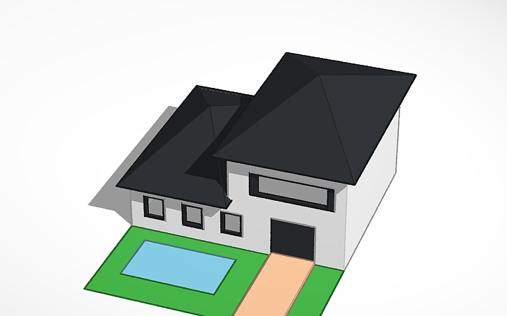 3D design Casa - Tinkercad