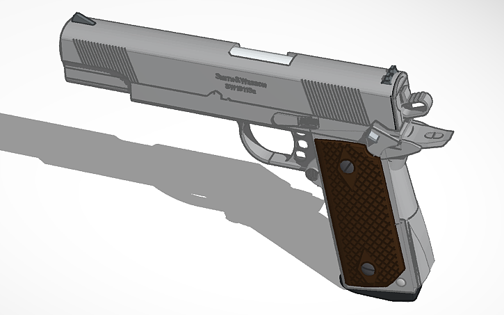 3D design Pistol - Tinkercad