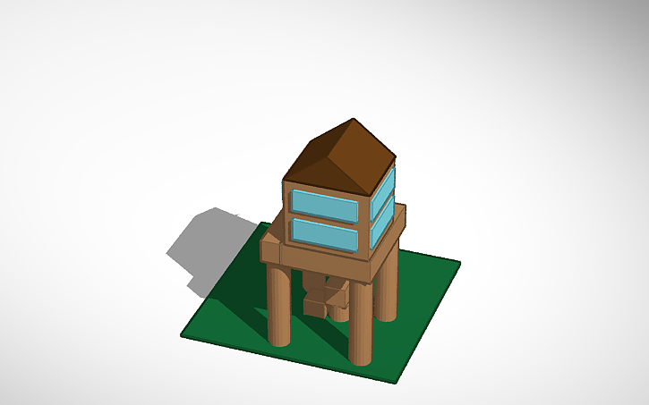 3D design Tree Top Family House | Tinkercad