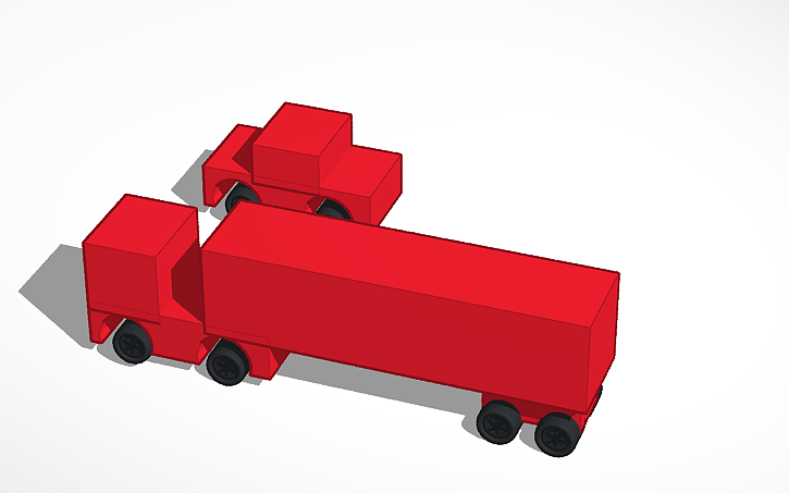 3D design car and truck | Tinkercad