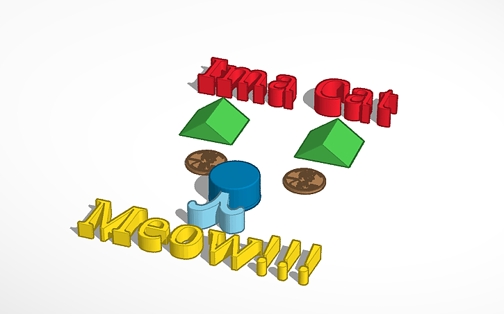 3D design Meow! | Tinkercad