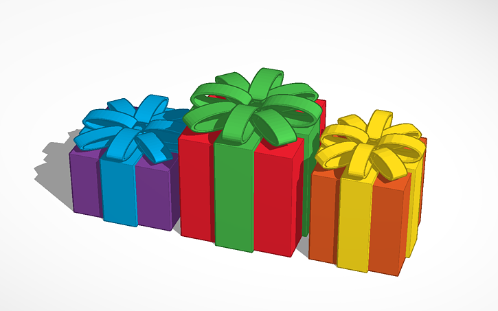 3D design Holiday Presents - Tinkercad