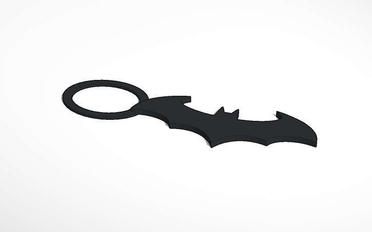 3D design Batman Keychain - Tinkercad