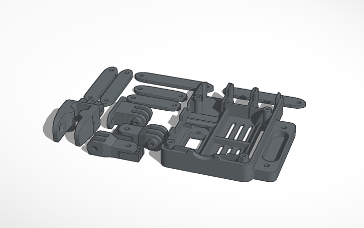 3D design BigCooter 8X Raspberry Pi Camera Case UPPER V5 | Tinkercad