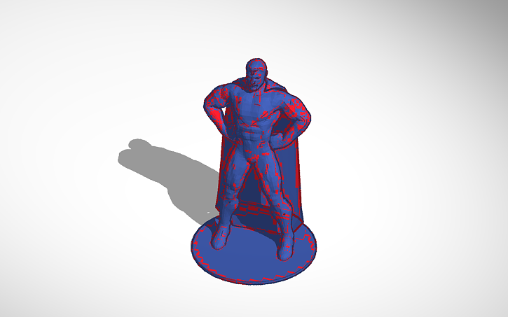 3D design superman - Tinkercad