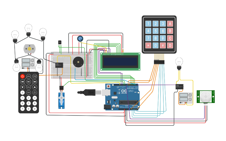 Circuit Design Pro Password Access Control Circuit Tinkercad