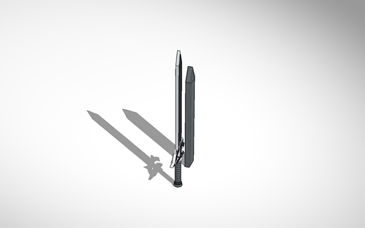 3D design Elucidator(Sword) | Tinkercad