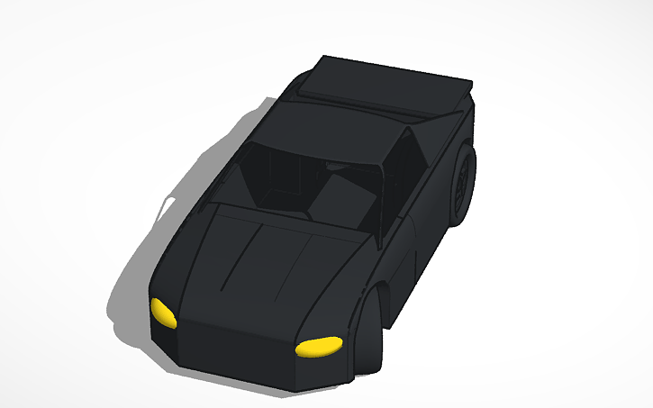 3D design Sports car - Tinkercad