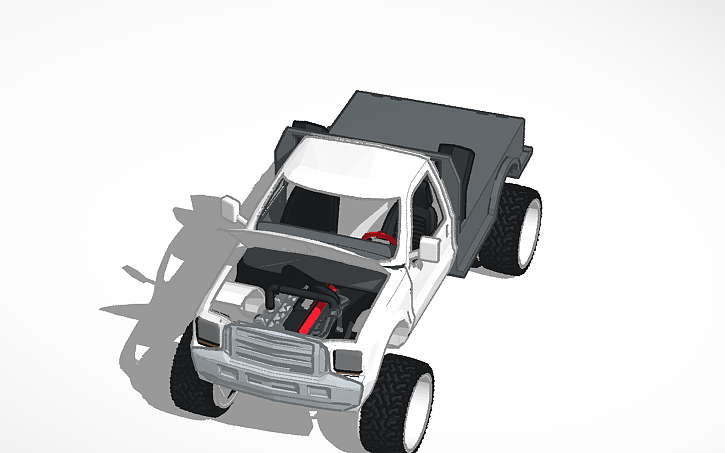 3D design 2004 Ford F-350 6.0 Powerstroke - Tinkercad