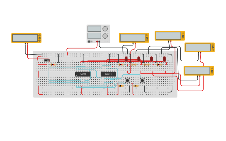 Circuit design pw4 part b - Tinkercad
