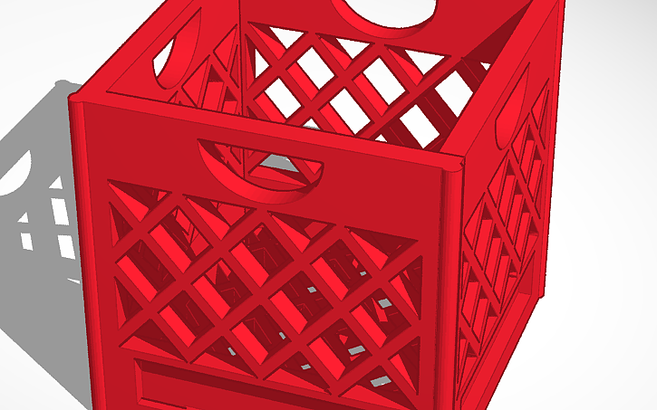 3D design Crate - Tinkercad