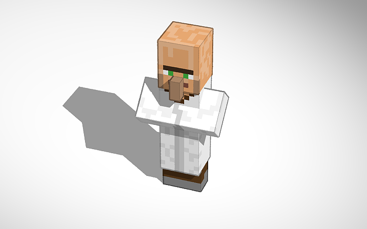 3D design White Villager - Tinkercad