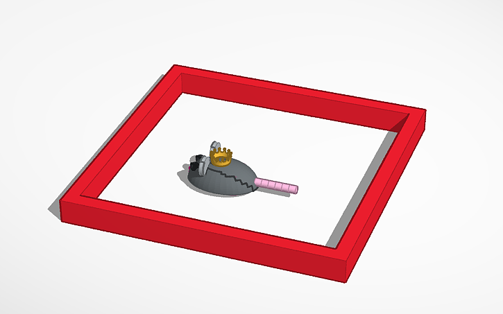 3D design King rat - Tinkercad