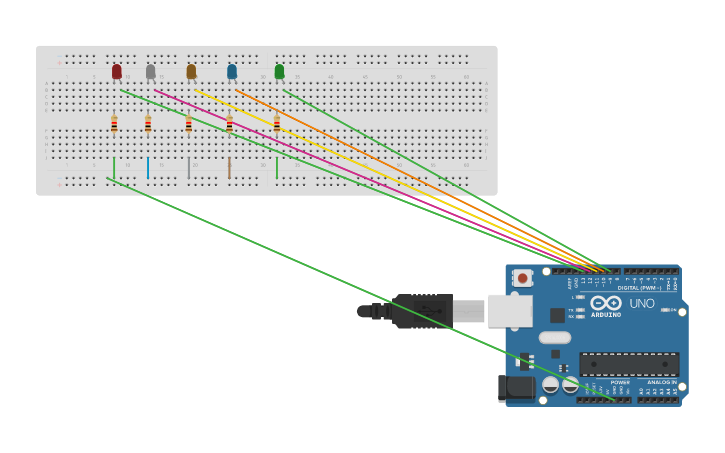 Circuit design circuito 1 Moisés Tuñón | Tinkercad Circuit design circuito 1 Moisés Tuñón | Tinkercad