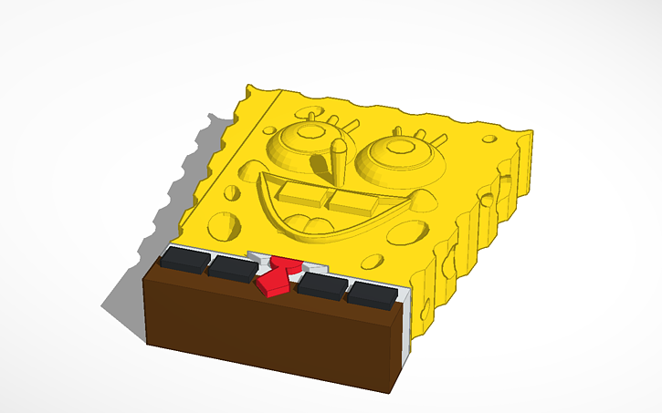 3D design SpongeBob SquarePants | Tinkercad