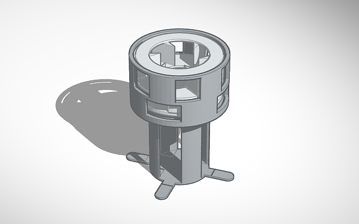 3D design mini siren - Tinkercad