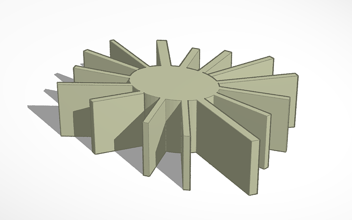 3D design sun - Tinkercad