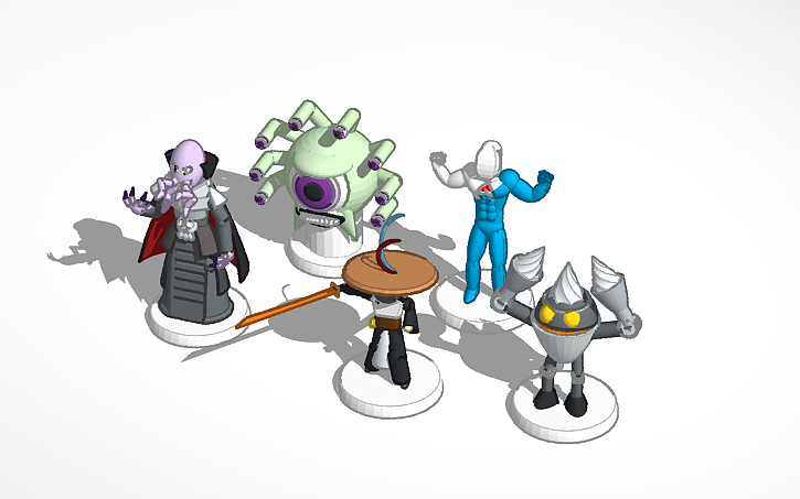 3D design Figure Collection (Painted) | Tinkercad