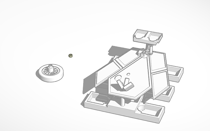 3D design MARS Rover - Tinkercad