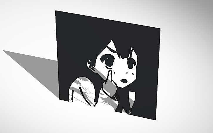 3D design Cute Anime Girl💘 - Tinkercad