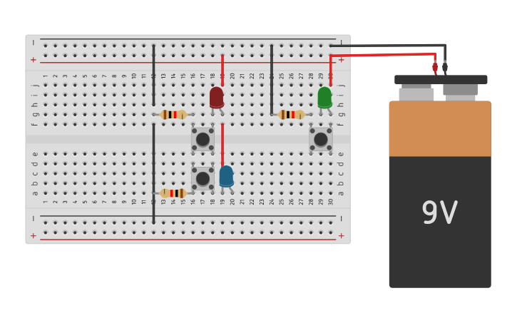 Circuit design Actividad 2 - Tinkercad