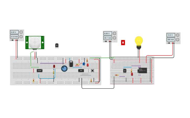 Circuit design Copy of Copy of Mini Project 220793D Ryan - Tinkercad
